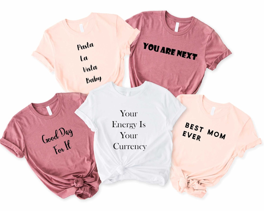 Custom Text Shirt, Personalized Custom Shirt, Customize Your Own Shirt ...
