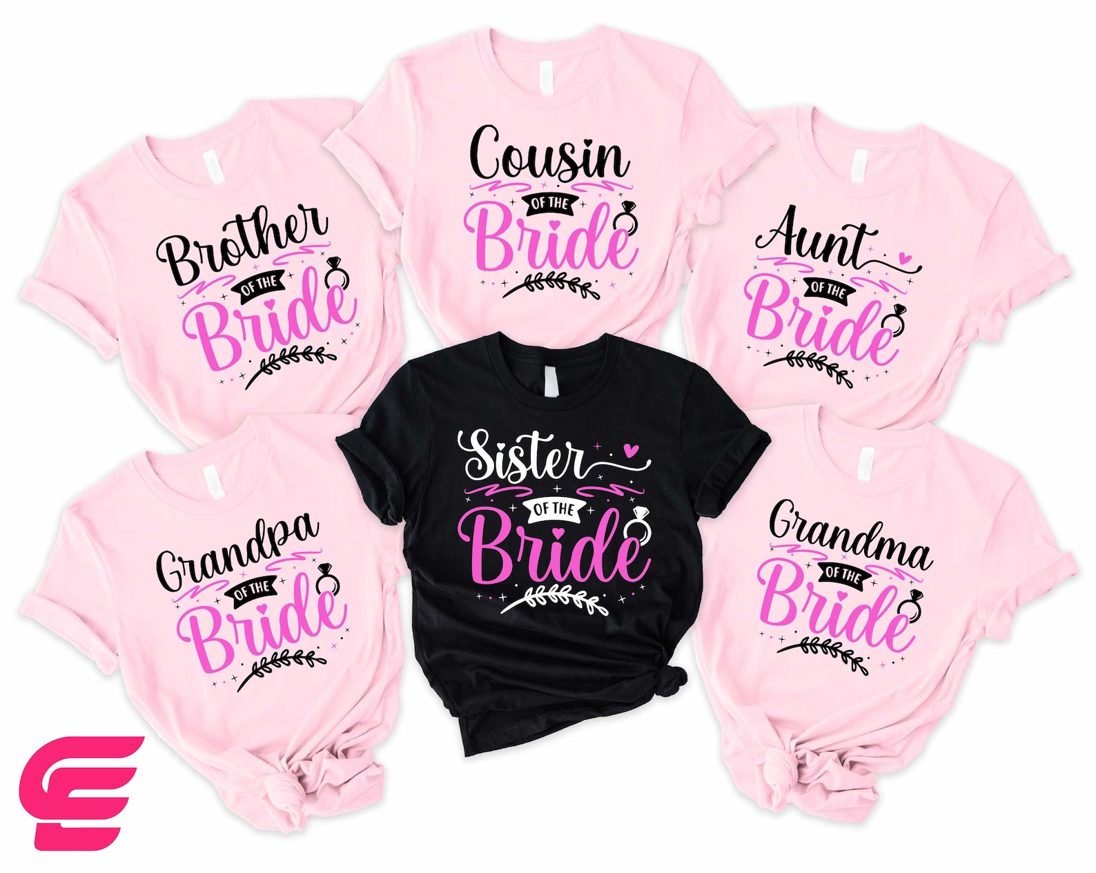 Family of the Bride Shirt, Mother of the Bride Shirt, Bride Shirt ...
