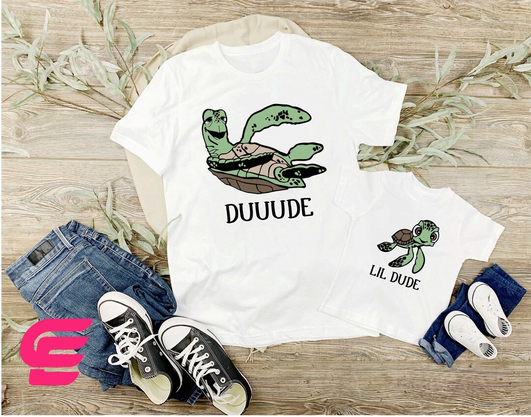 Duude and Lil Dude Shirt, Dad and Son Shirt, Fathers Day Shirt, Dad ...
