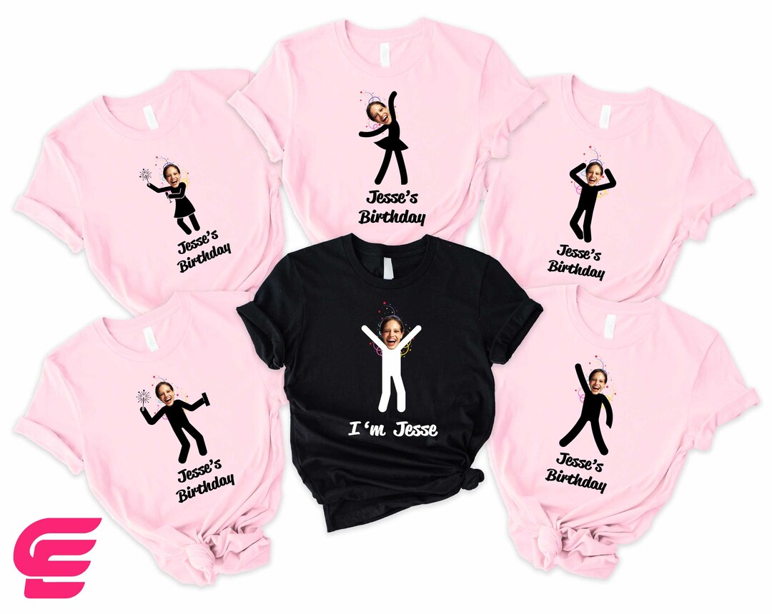 Custom Birthday Shirt, Custom Stick Figures Shirt, Custom Photo Shirt ...