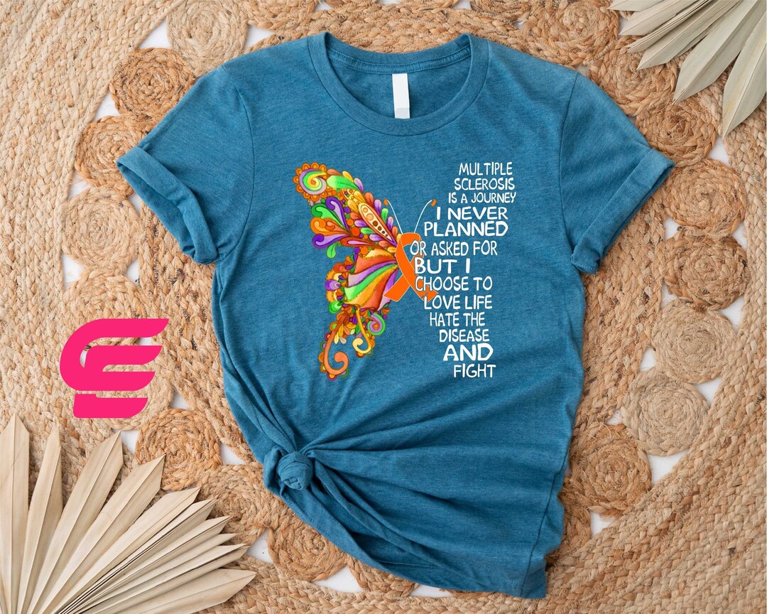 Multiple Sclerosis Awareness Shirt, in March We Wear Orange Shirt ...