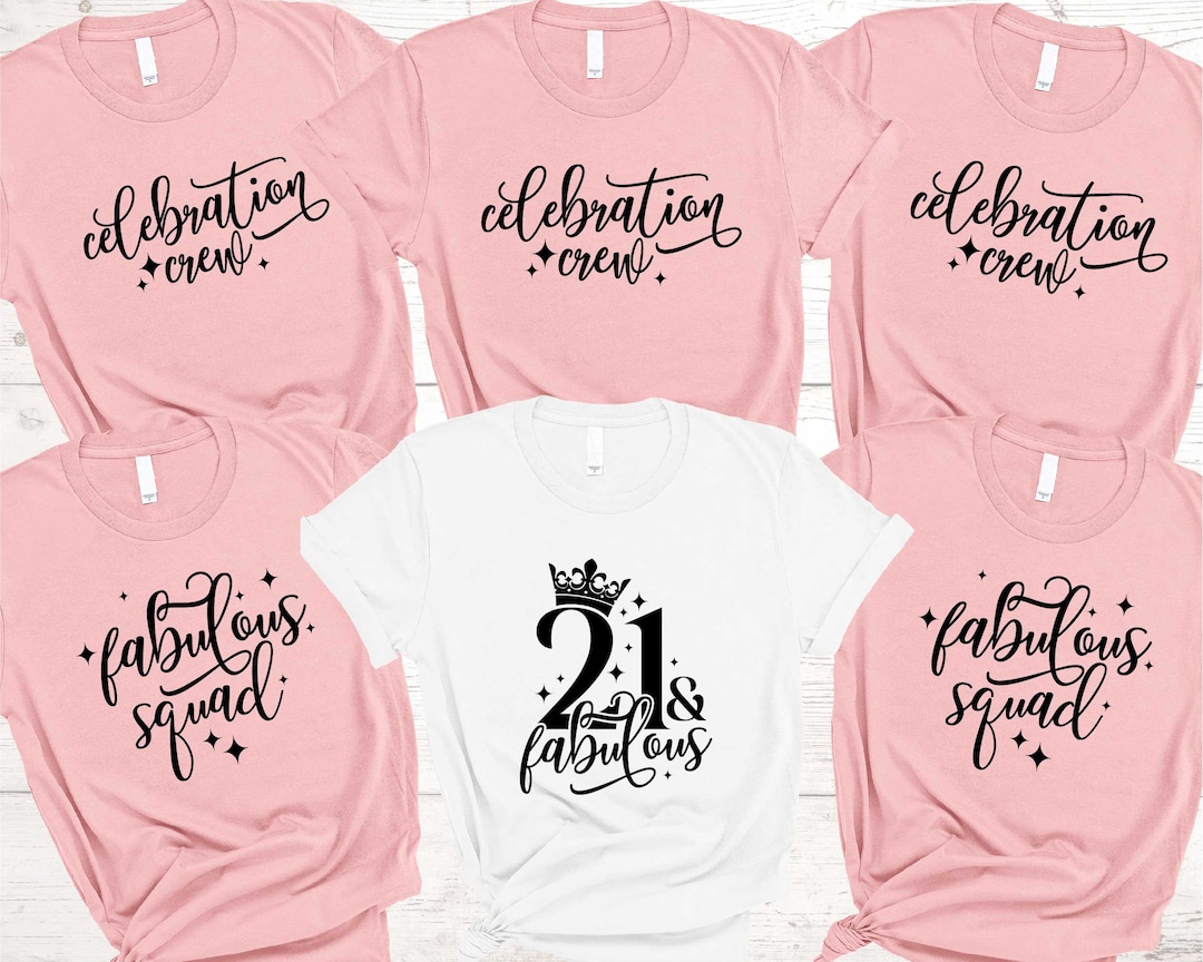 21st Birthday Gift for Her, 21 Fabulous Shirt, 21st Birthday, 21 Party ...