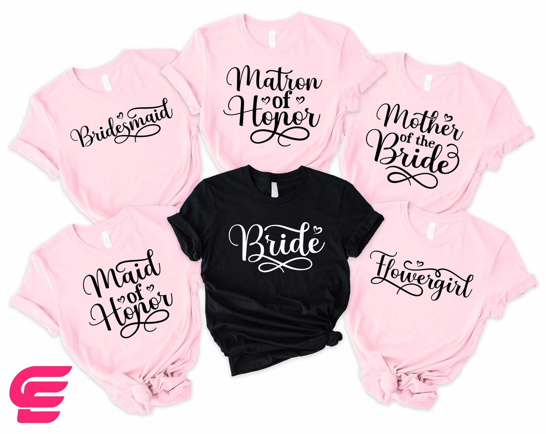 Bride Shirt, Bride Team Shirt, Bachelorette Shirt, Flower Girl Shirt ...