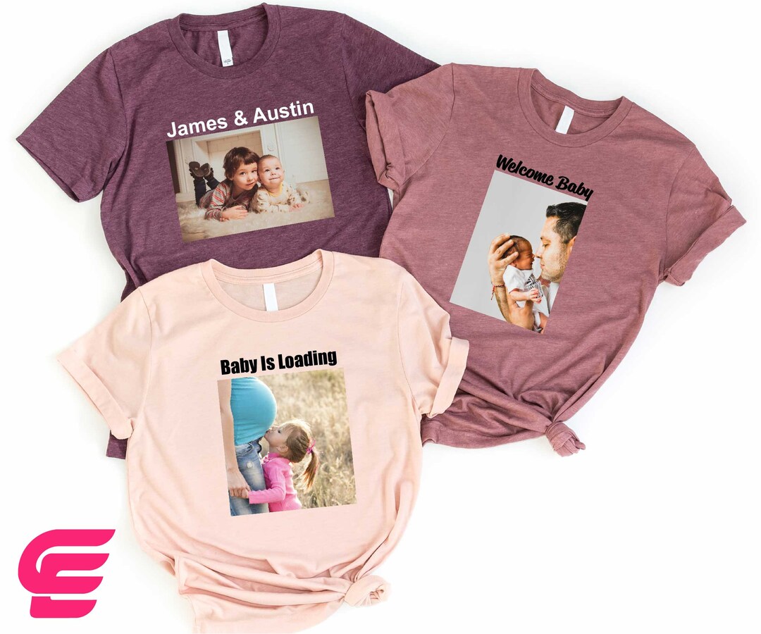 Custom Photo Shirt, Personalized Photo Shirt, Custom Family Picture ...