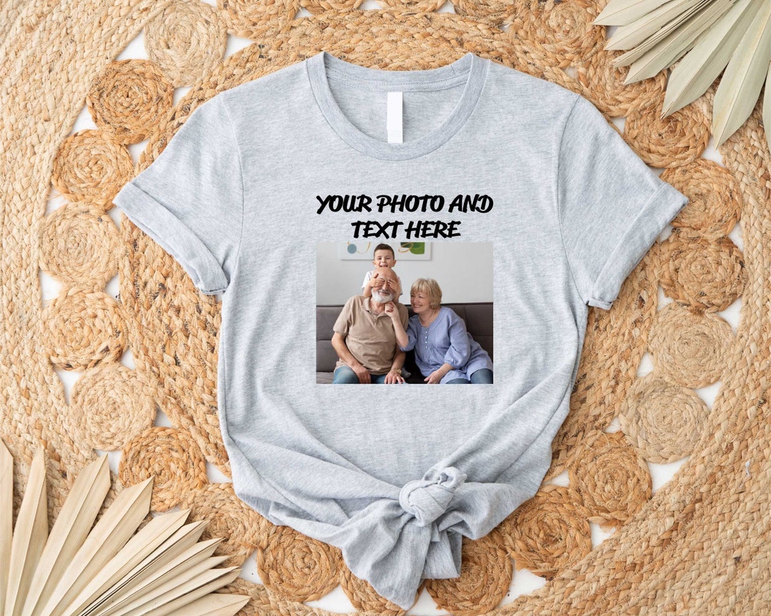 Custom Photo Shirt, Personalized Photo Shirt, Custom Family Picture ...