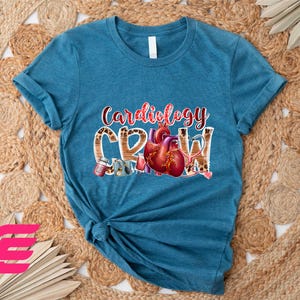 Cardiology Crew Shirt, Cardiology Sweatshirt, Anatomical Heart Shirt ...
