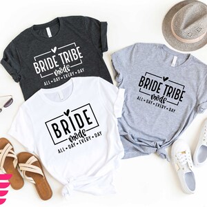 Bride Mode on Shirt, Bride Tribe Mode Shirt, Wedding Shirt, Team Bride ...