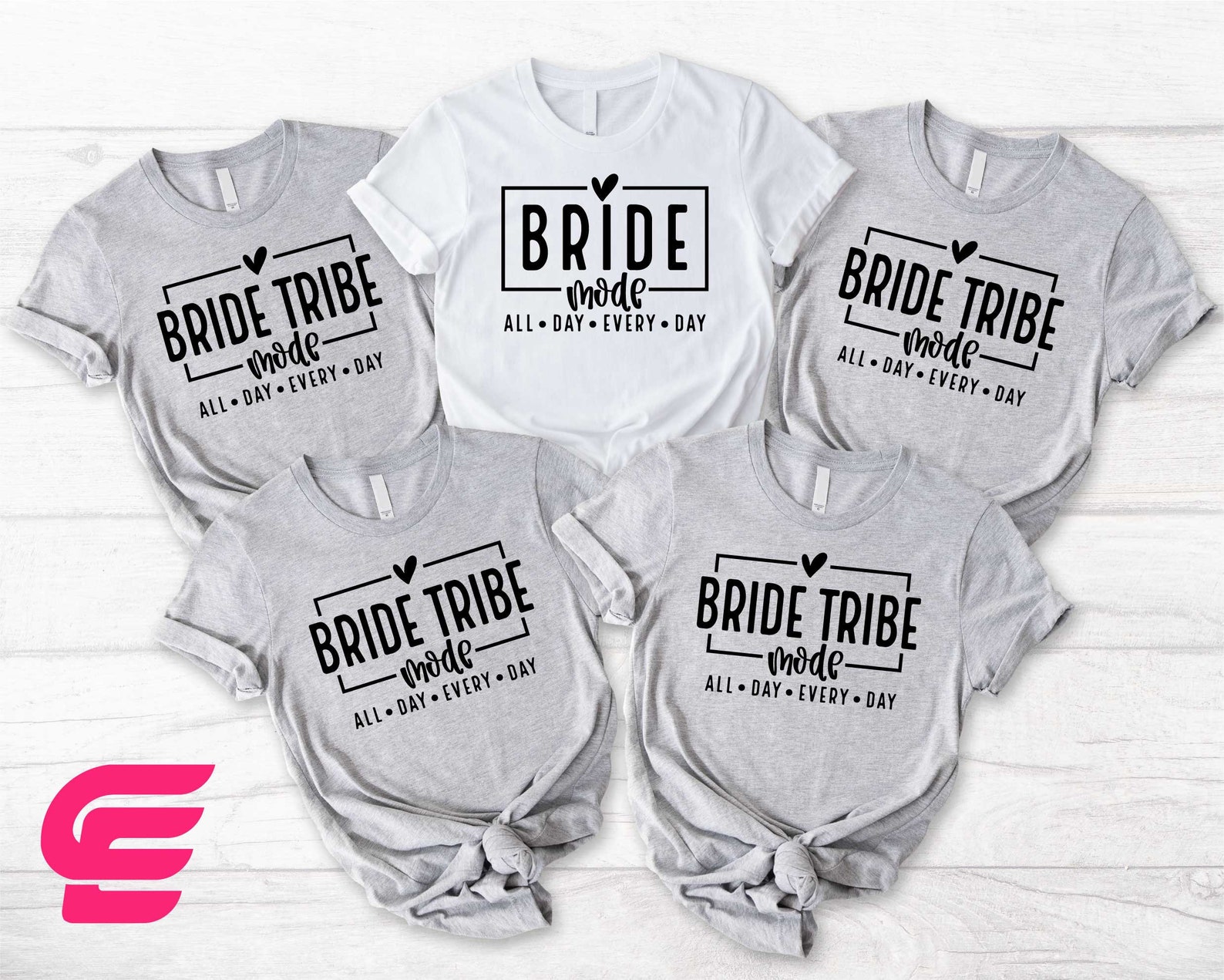 Bride Mode on Shirt, Bride Tribe Mode Shirt, Wedding Shirt, Team Bride ...