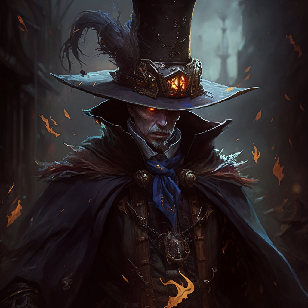 Black Mage Digital Art - Etsy