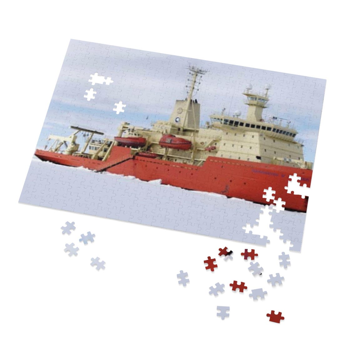 Jigsaw Puzzle, Explorer Ship Antarctic Research Vessel, Gift for Puzzle ...