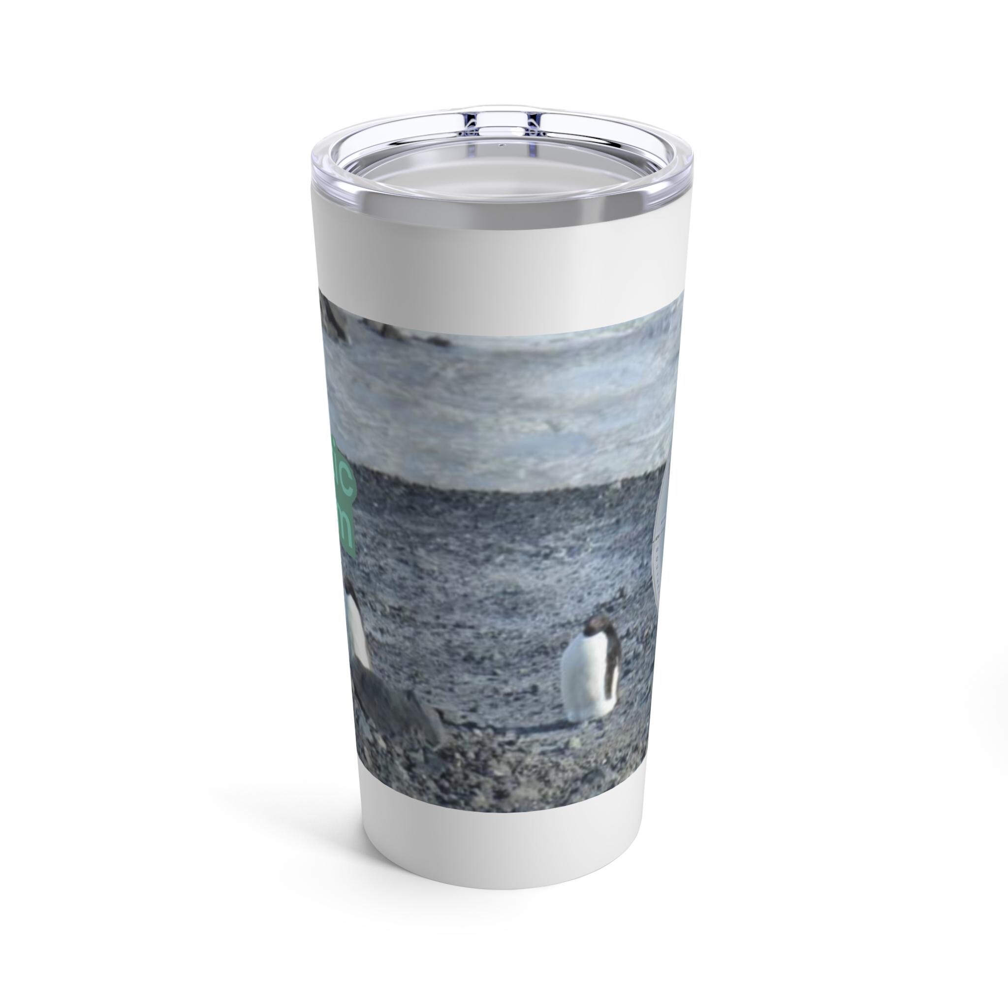 Tumbler 20oz USAP Antarctica Map Emperor Penguins - Etsy
