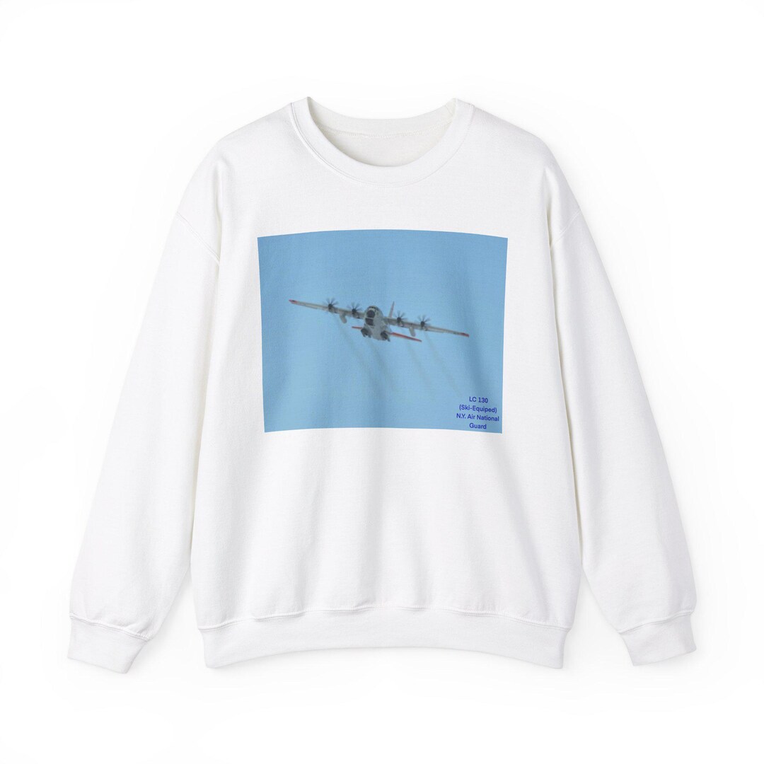 Military C130 Plane Jumper,aviation Enthusiast Sweatshirt, Airplane ...