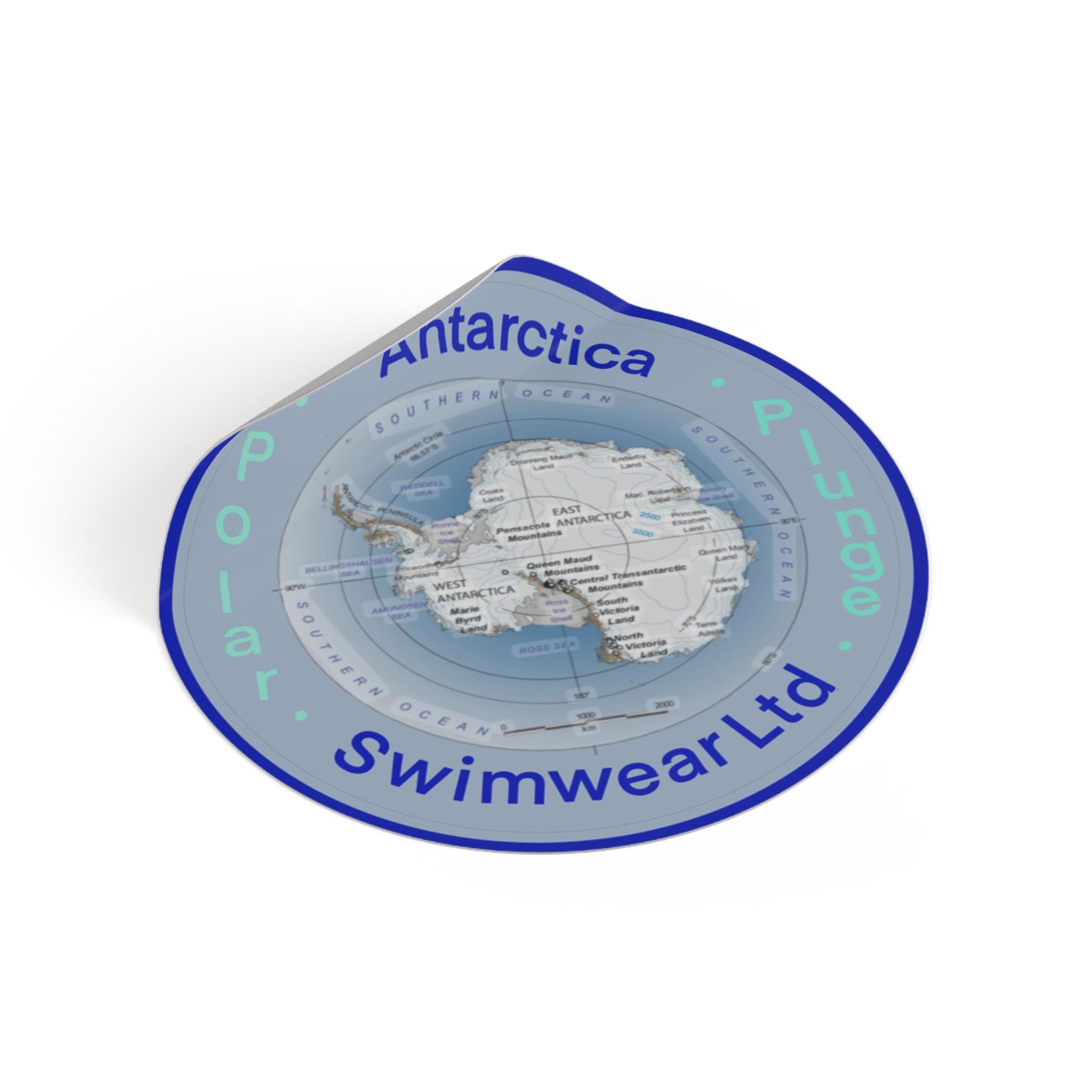 Antarctica Swimwear Vinyl Stickers, Waterproof Decals, Travel Journal ...