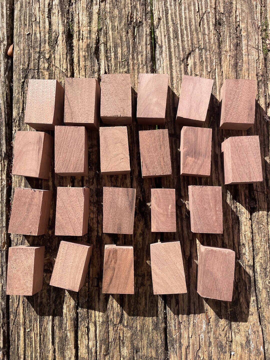 Pair of Black Walnut Tip Overlay Blanks - Etsy