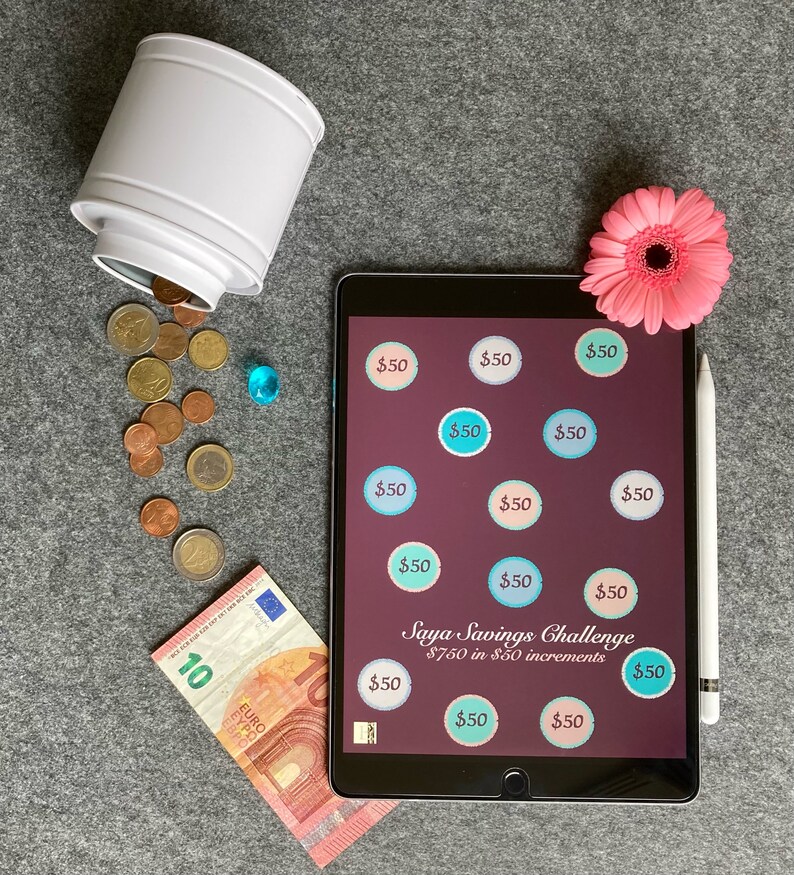 The Saya Savings Challenge Template Low Income Savings - Etsy