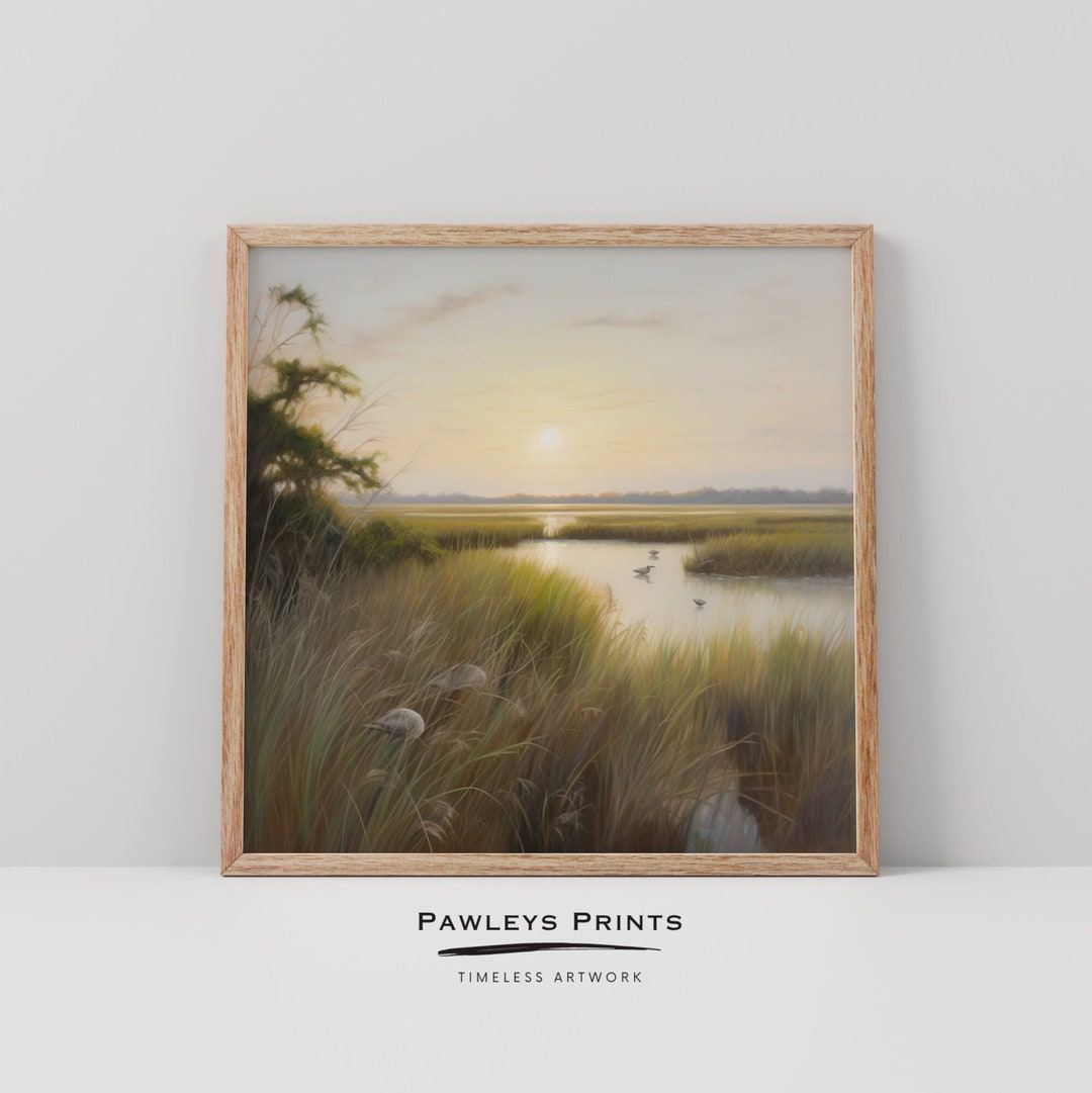 Marsh, Wall Art, Home Decor, Wall Decor, Digital Prints, Decor, Digital ...