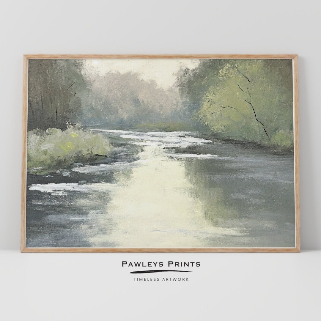 River, Wall Art, Home Decor, Wall Decor, Digital Prints, River, Decor ...