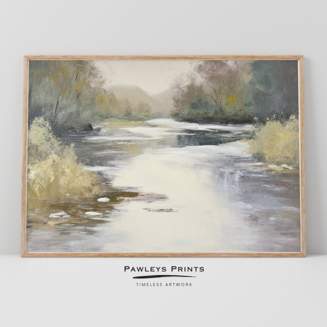 River, Wall Art, Home Decor, Wall Decor, Digital Prints, River, Decor ...