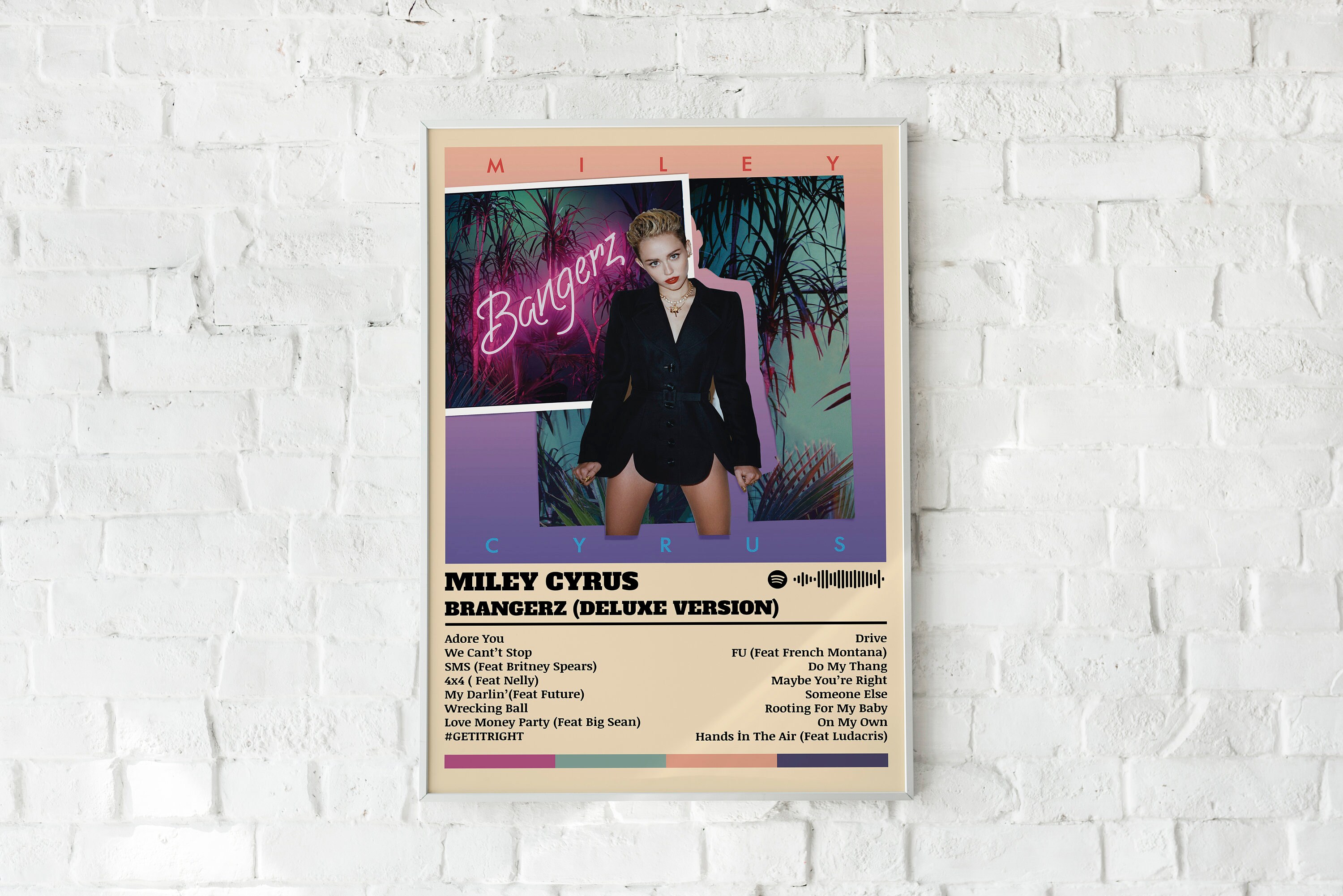 Miley Cyrus Bangerz Poster