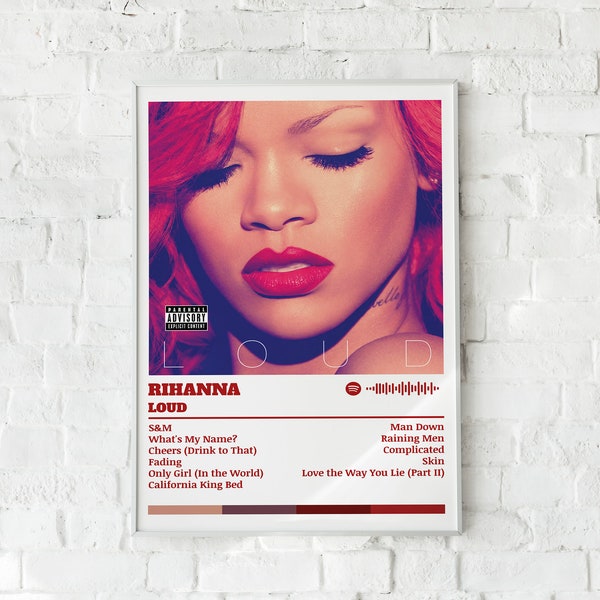 Rihanna Album Cover Poster - Etsy New Zealand