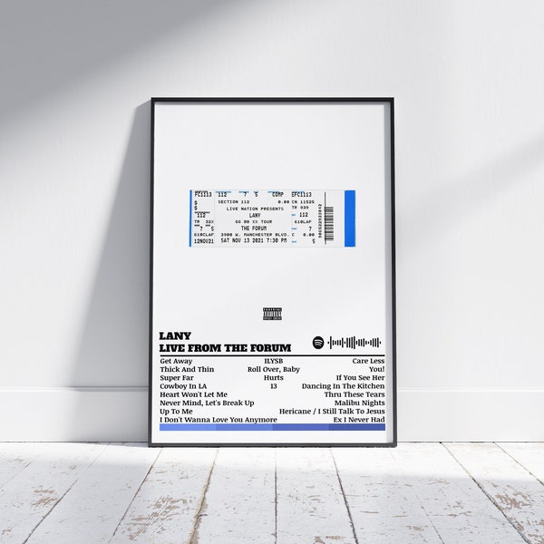 Lany Album Cover Poster - Etsy