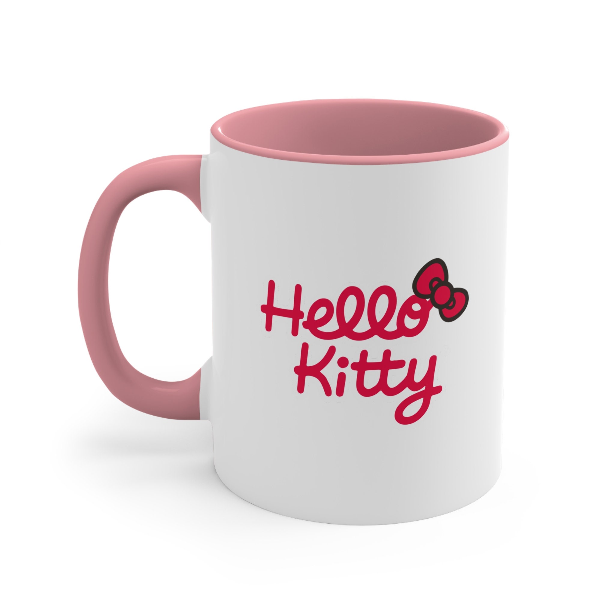 Hello Kitty Mug | Hello Kitty Logo Pink Gift Gift for Pink Lovers sold ...