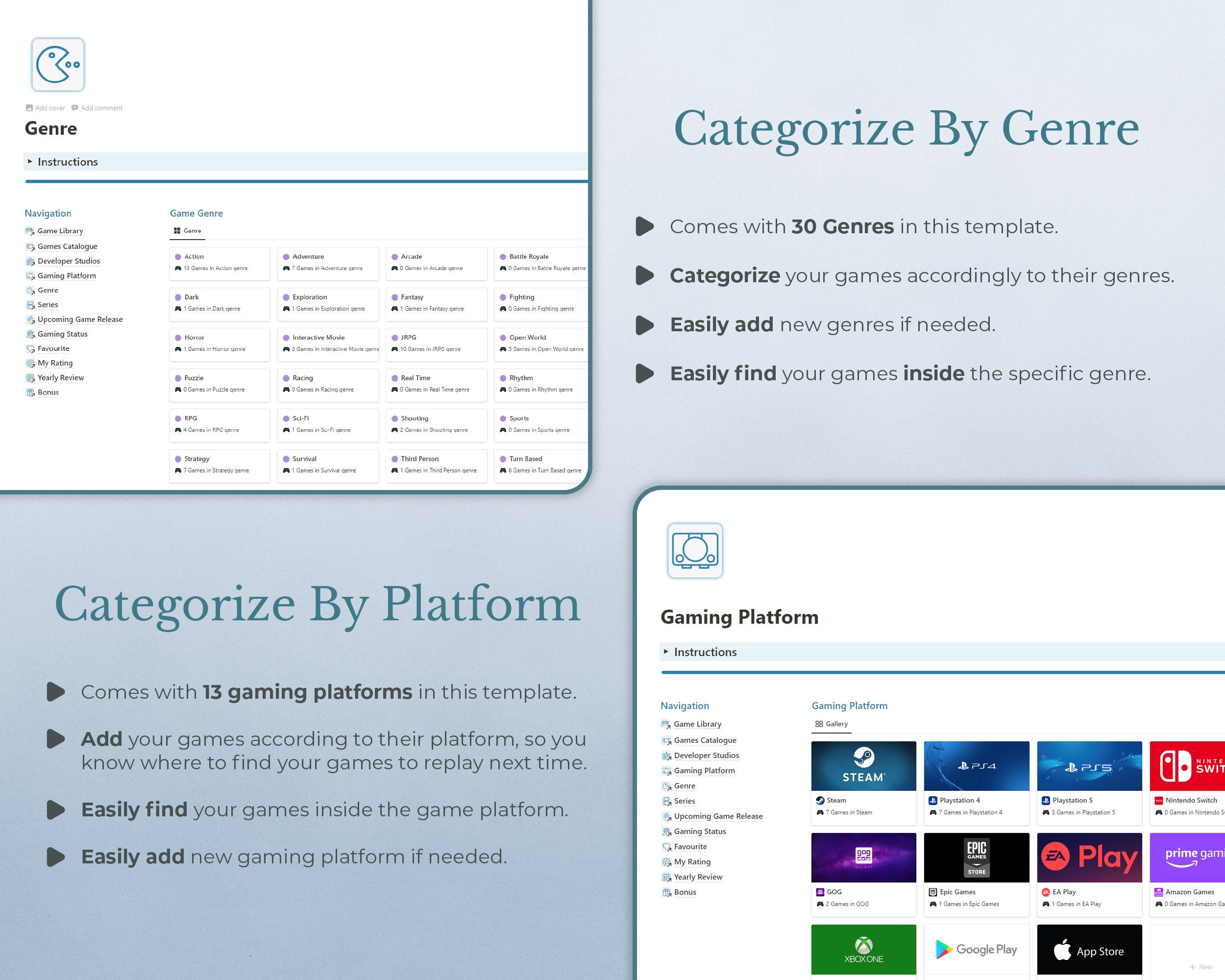 Game Tracker Notion Template Video Game Notebook (Instant Download) - Etsy