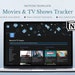 Movie TV Series Tracker Notion Template Dark, Movie Tracker, Series ...