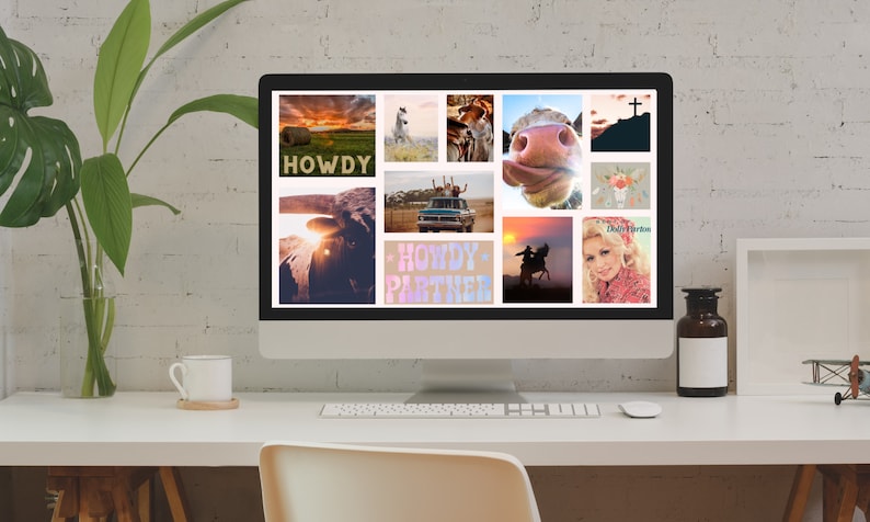 Western Cute Digital Desktop Wallpaper-computer/pc/macbook/laptop ...