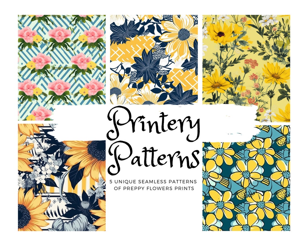 Digital Download Seamless Patterns, Printable, Digital Download, High ...