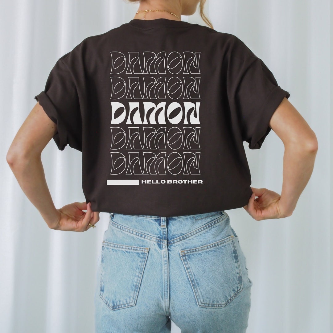 Damon Salvator Tshirt, Tvd Shirt, Tvd Merch, Tvd Apparel, the Salvatore ...