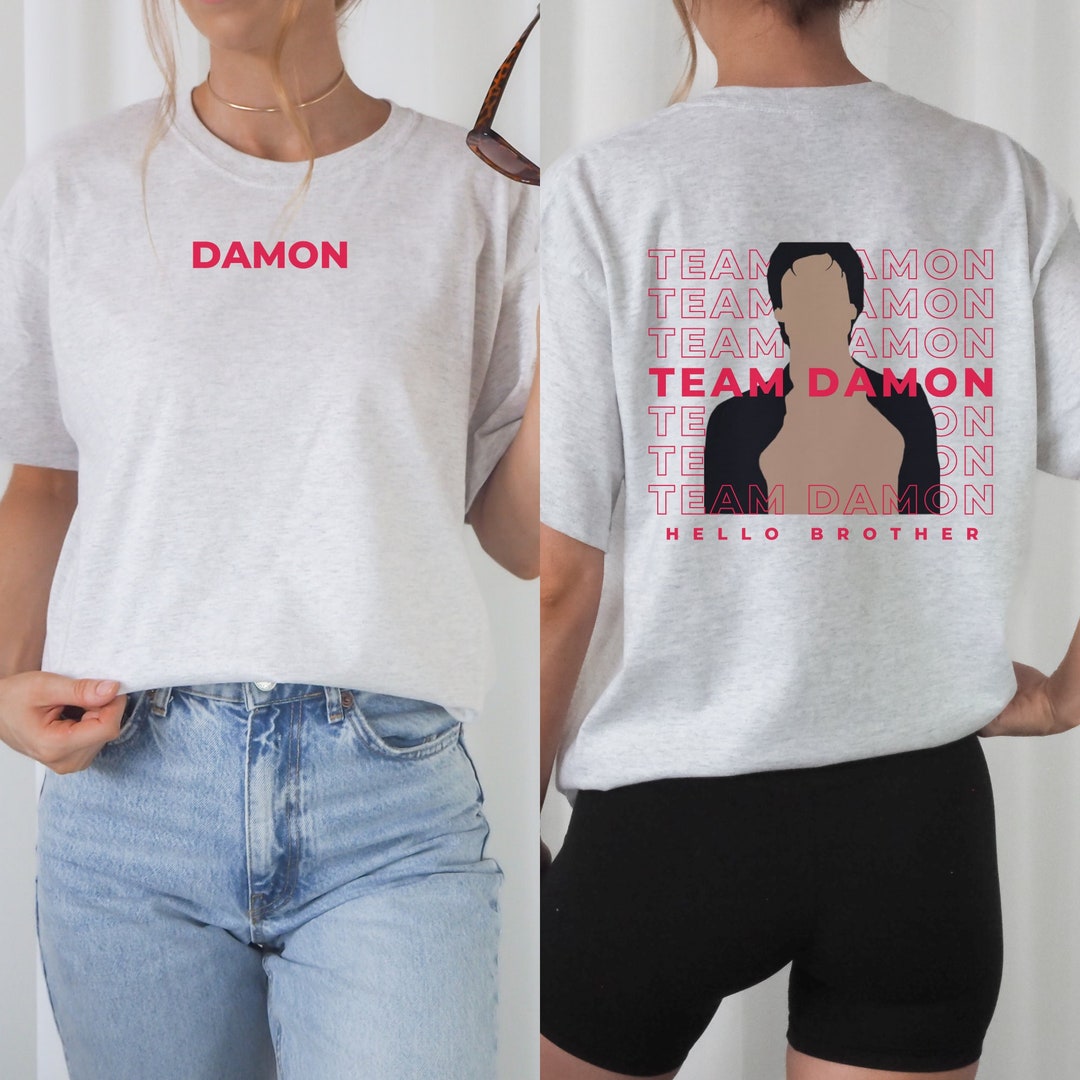Damon Salvatore Tshirt, Tvd Shirt, Tvd Merch, Tvd Apparel, the ...