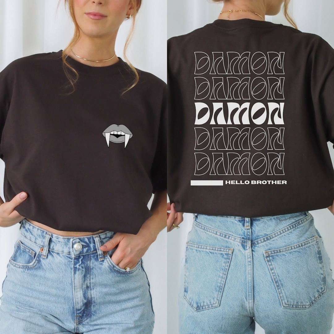 Damon Salvatore Tshirt, Tvd Shirt, Tvd Merch, Tvd Apparel, the ...