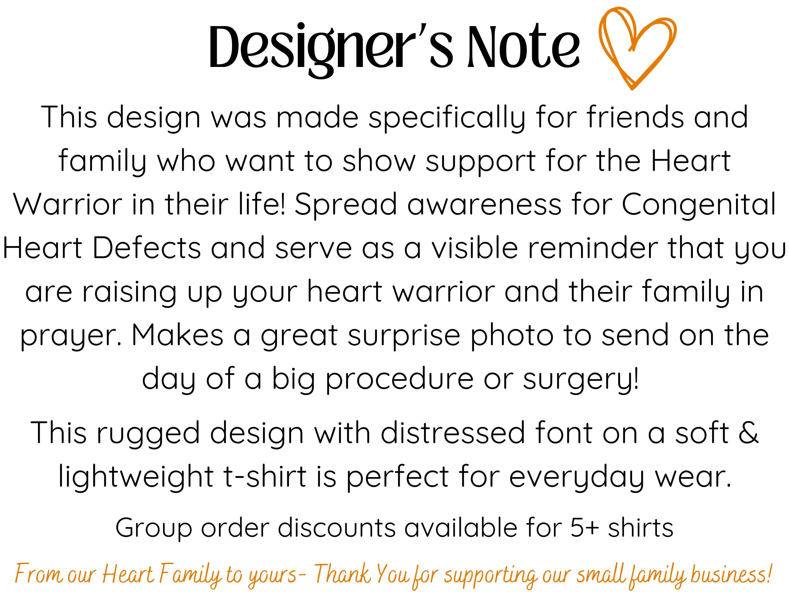 Prayer Warrior CHD Heart Warrior Surgery Support Shirt Chd - Etsy
