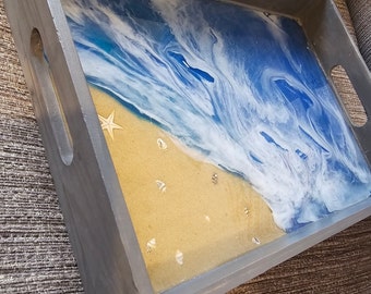 Ocean Themed Resin Tray for Flisat Table, Sea Beach Sand, Sensory Play ...