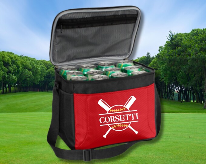 BASEBALL Cooler/baseball Cooler Bag/cooler/baseball Utility Bag/beach ...