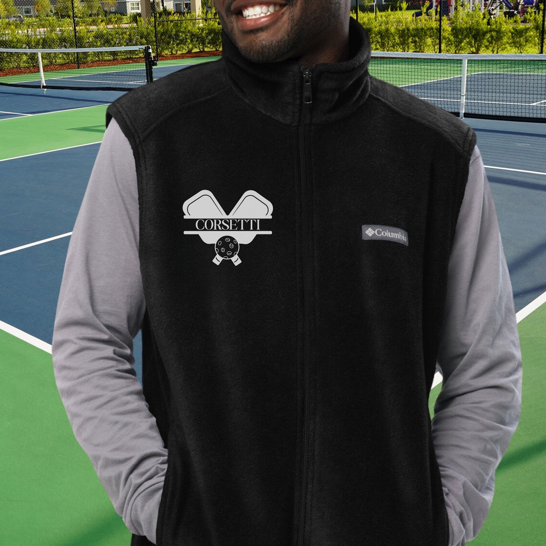 Custom Fleece Pickleball Vest, Personalized Pickleball Vest, Fleece ...