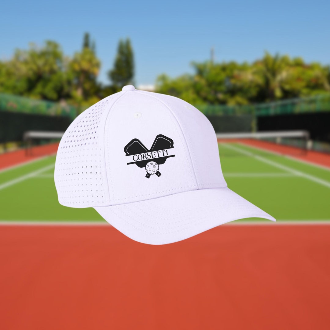 Personalized Perforated Pickleball Hat, Custom Cap, Custom Pickleball ...