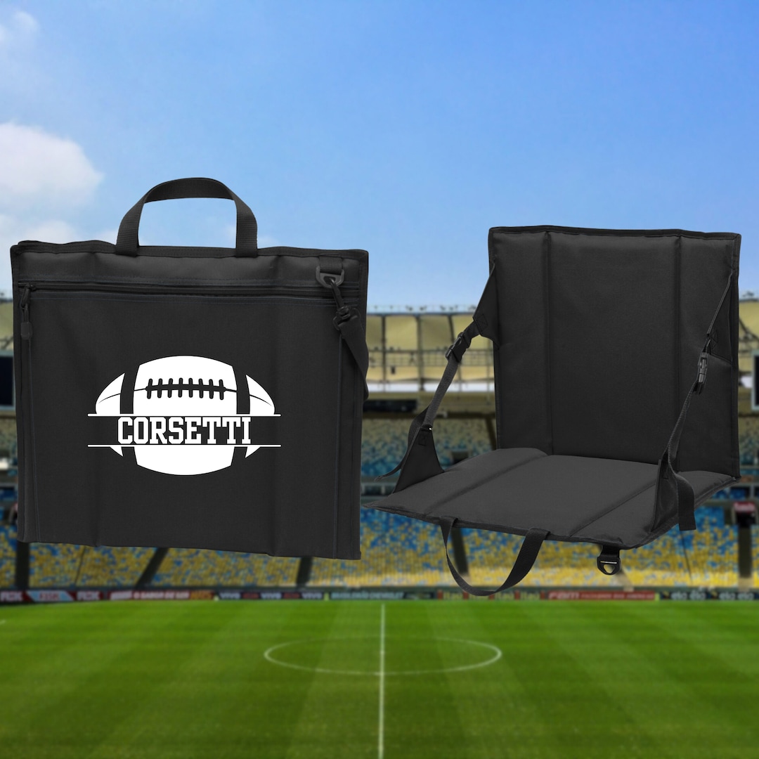 Personalized Football Stadium Seat, Custom Logo Seat Cushion, Bleacher ...