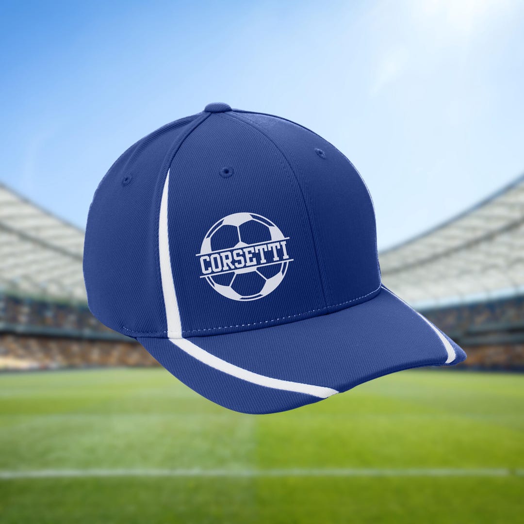 Personalized Colorblock Soccer Hat, Custom Cap, Custom Hat, Sport Hat ...