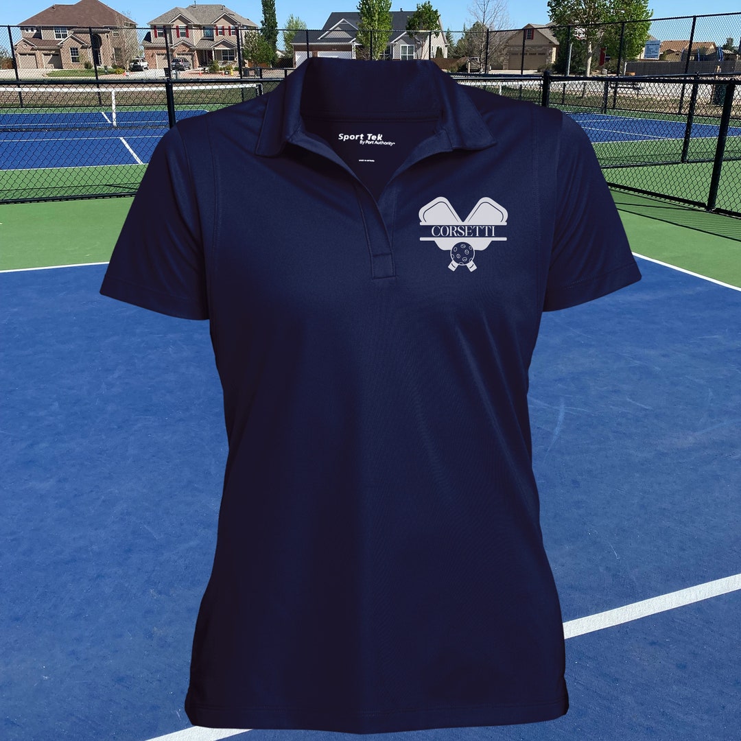 Women's Custom Pickleball Polo, Personalized Pickleball Polo, Women's ...