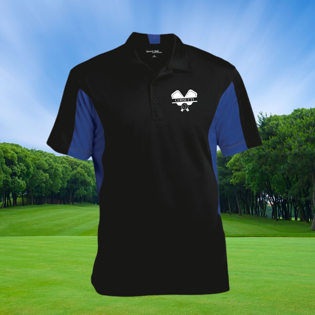 Men's Custom Pickleball Polo, Personalized Pickleball Polo, Men's ...