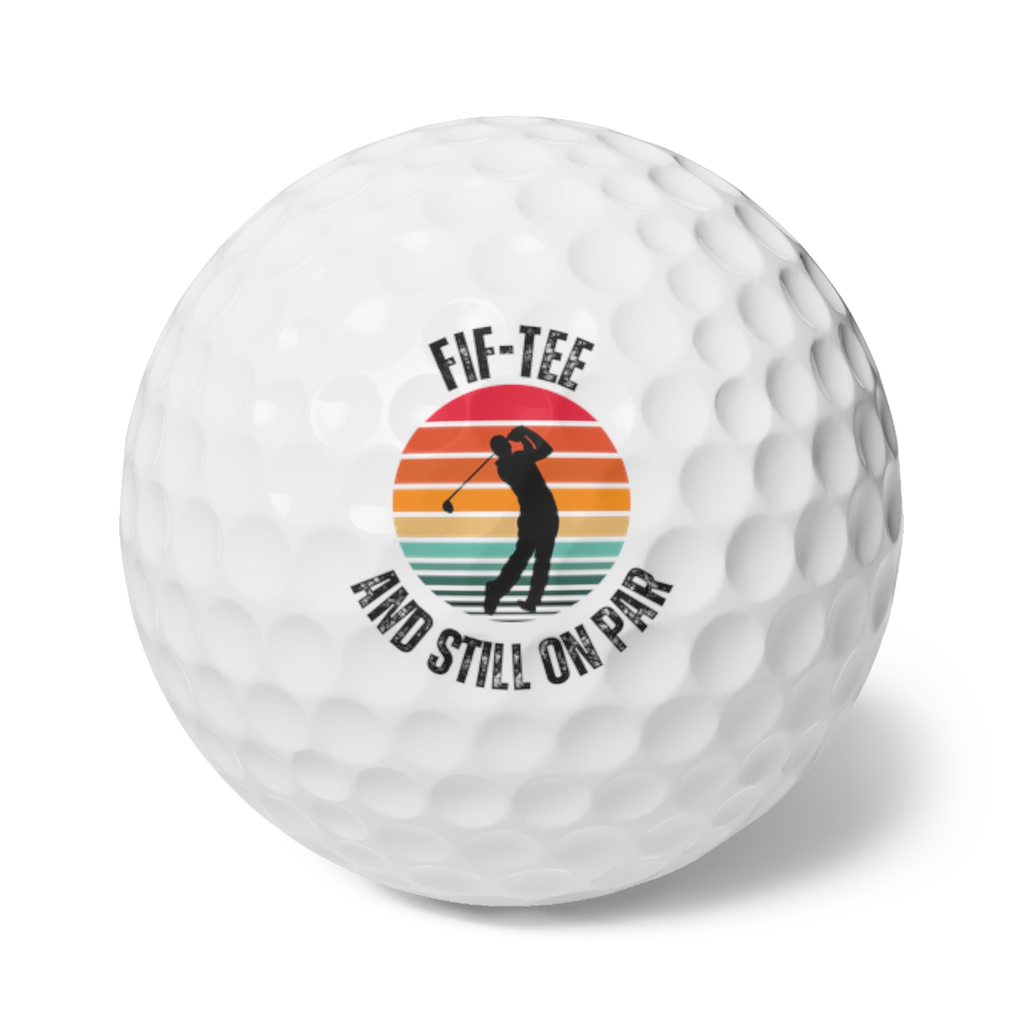 Custom Birthday Golf Ball Personalized Bday Gift 50 Year Old - Etsy