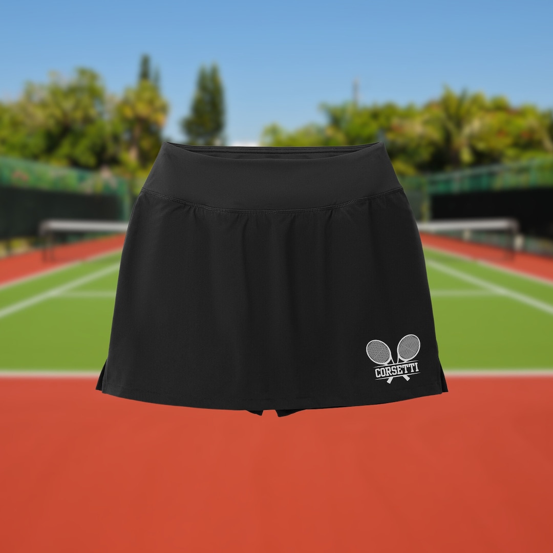 Womens Personalized Tennis Skort, Custom Athletic Sports Skirt, Dry Fit ...
