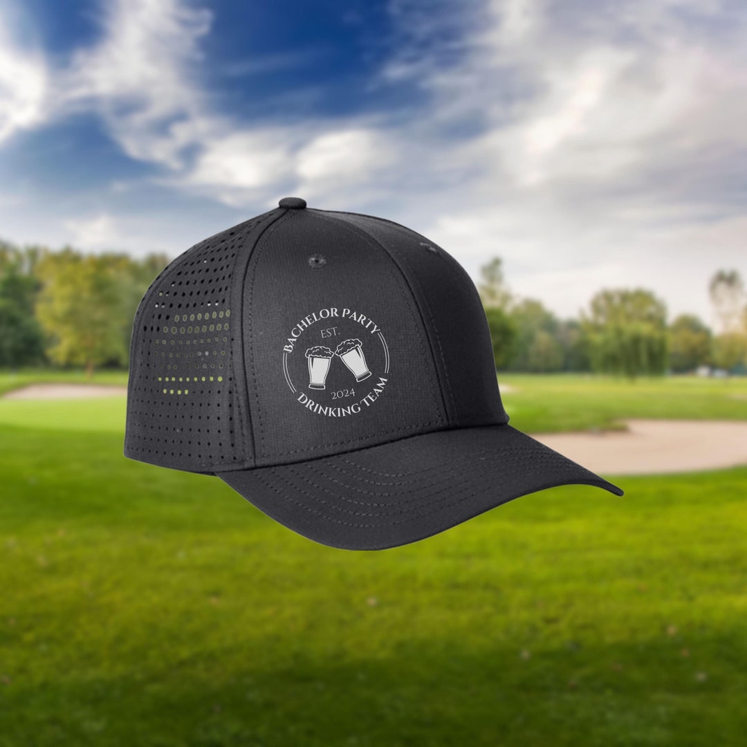 Personalized Perforated Golf Hat, Custom Golf Cap, Custom Baseball Hat ...