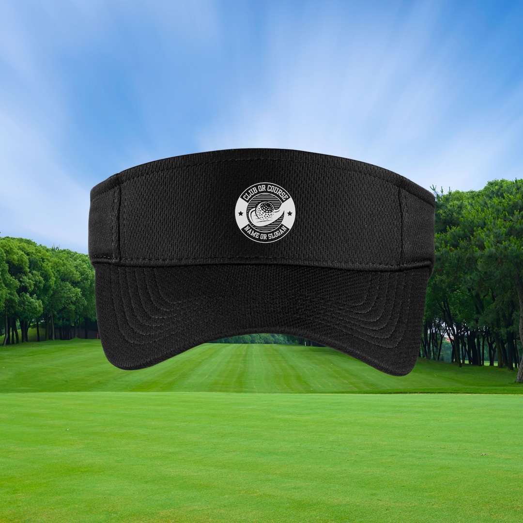 Custom Golf Course Visor, Personalized Visor, Golf Visor, Golf Gift for ...