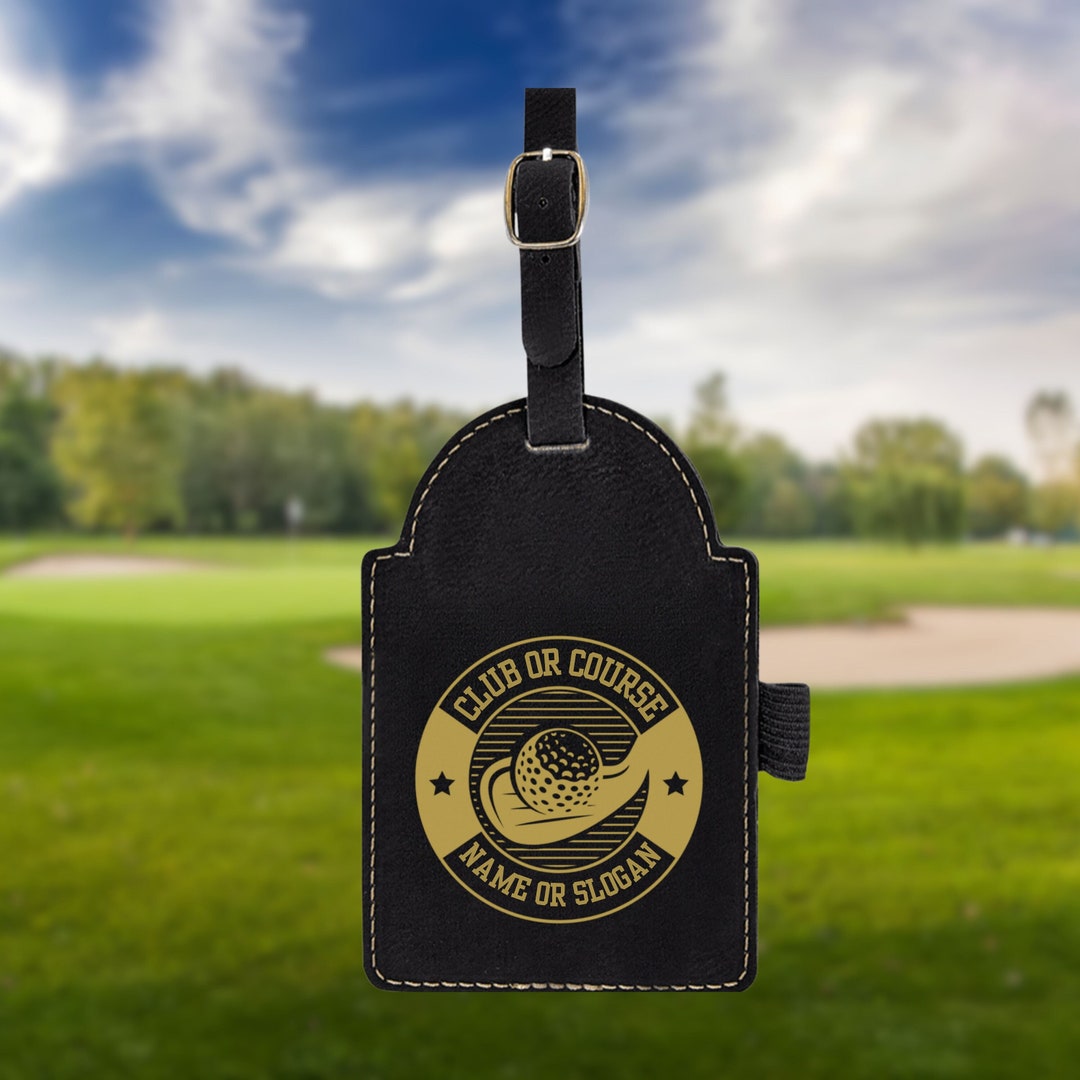 Personalized Golf Bag Tag, Laser Engraved Custom Bag Tag, Golf Club Bag ...