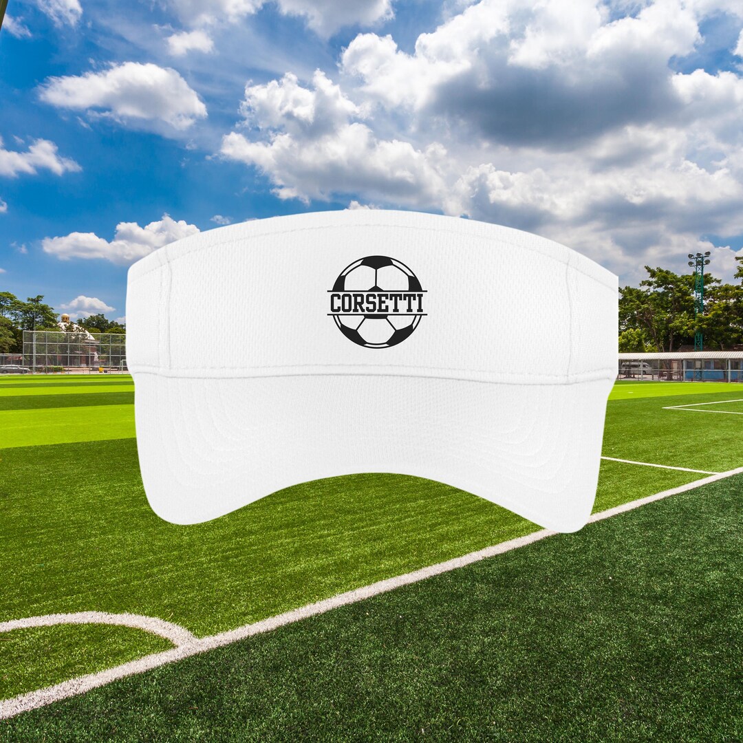 Custom Soccer Visor, Personalized Visor, Soccer Coach Gift, Soccer Gift ...
