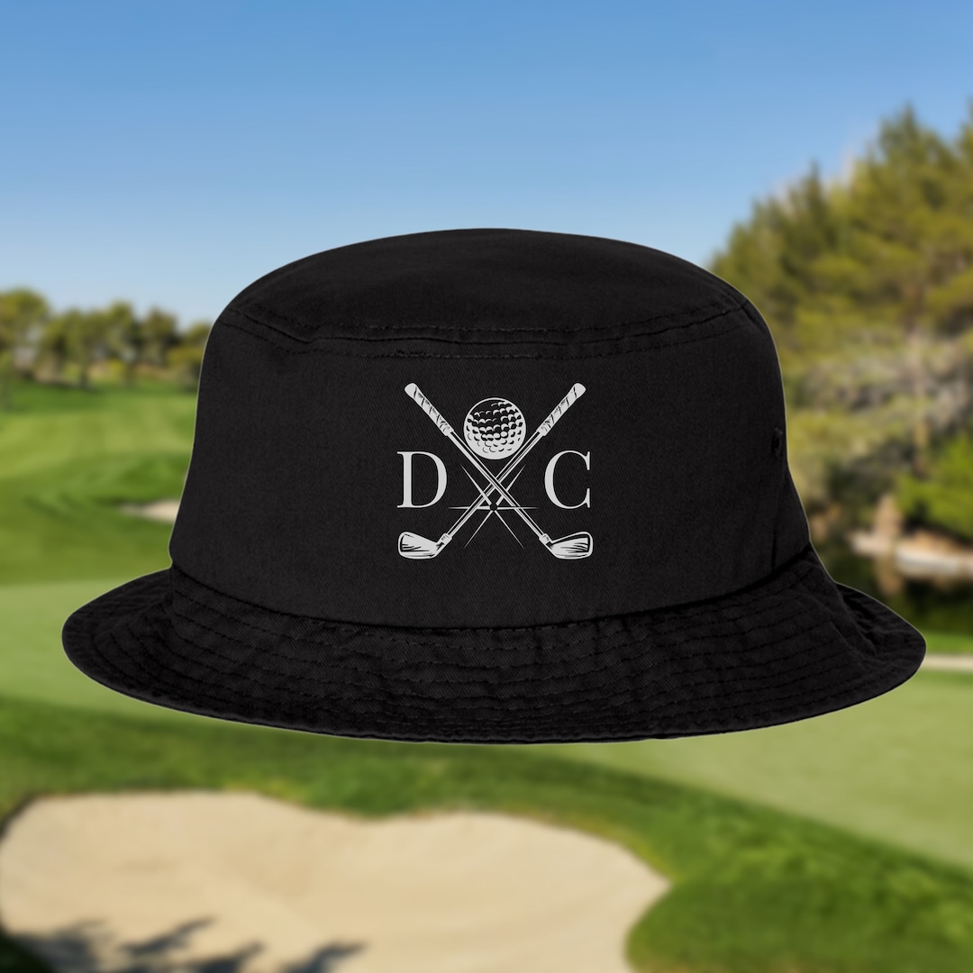 Personalized Golf Bucket Hat, Custom Bucket Hat, Golf Gift, Custom Logo ...
