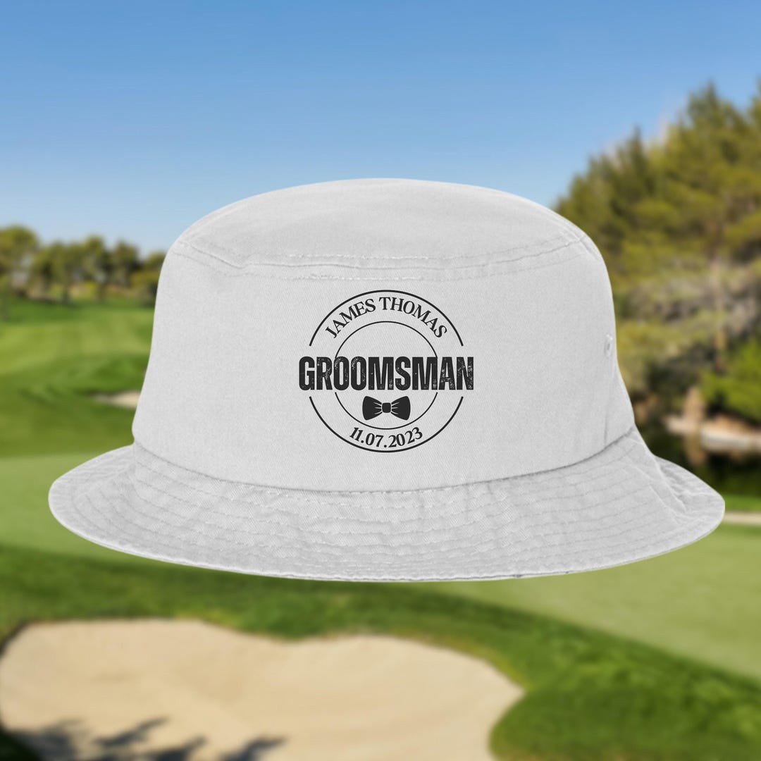 Personalized Wedding Bucket Hat, Custom Bucket Hat, Custom Logo Hat ...